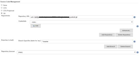 jenkins and git configuration issue stack overflow