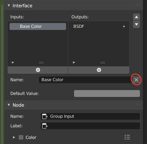 is there a way to remove input sockets from a custom node group