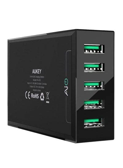 سعر شاحن جداري بمنصة شحن للكمبيوتر المكتبي بـ 6 منافذ Usb مع آل باور فى