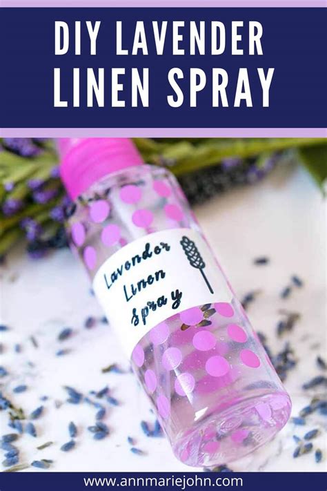 Diy Lavender Linen Spay Annmarie John Llc A Travel And Lifestyle Blog