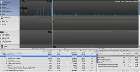 profiler doesn t show where the cpu time is spent unity forum