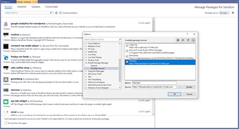 how to create an asp core web application with wordpress