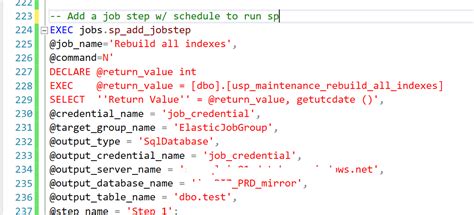 Sql Azure Elastic Job Could Not Find Stored Procedure Stack Overflow
