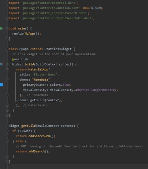 is it possible to dynamically activate a package in flutter according