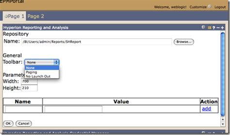 oracle epm 11 1 1 3 deploying epm reporting portlets in weblogic
