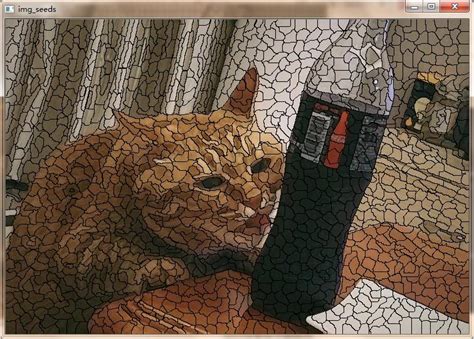 python opencv implements image superpixel segmentation