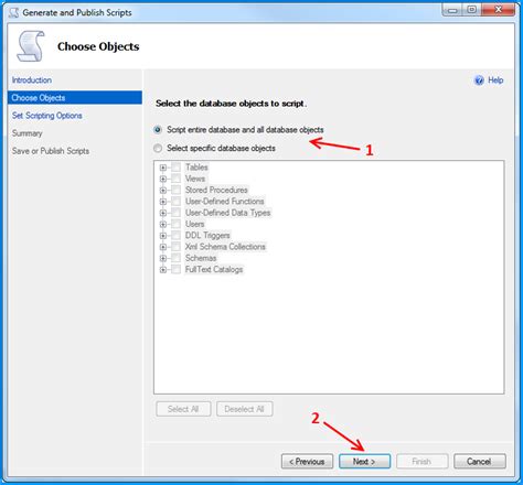 how to export data from sql server 2008 2010 in dml sql