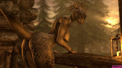 Rule 34 1girls 2017 3d Absurdres Argonian Ass Bent Over Big Ass Big