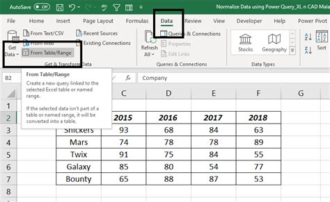how to unpivot data in excel normalize data xl n cad