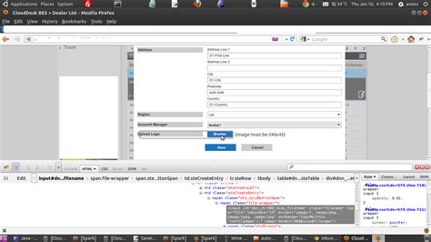 automation automating browse button event in selenium
