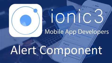 ionic 3 tutorials 6 alert component youtube