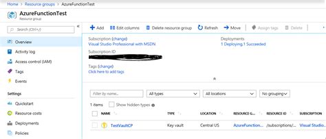 using c to read and write from azure key vault