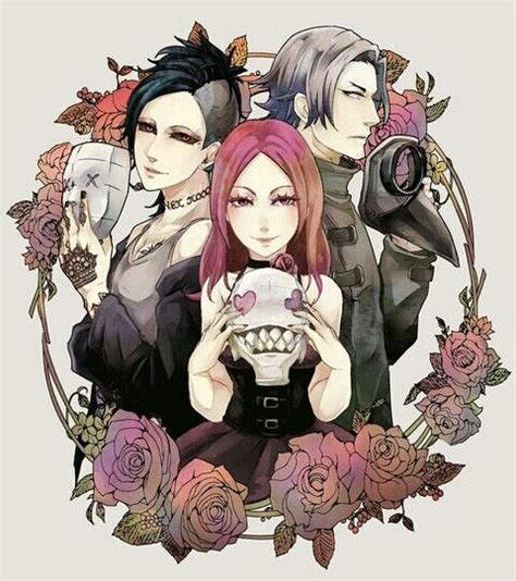 uta yomo and itori tokyo ghoul fan art tokyo ghoul pinterest the o jays composition
