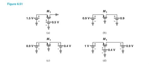 Solved 6 39 Determine The Region Of Operation Of M1 In