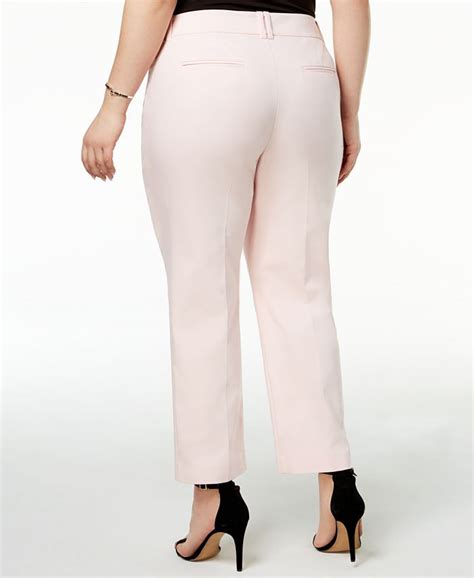 Charter Club Plus Size Straight Leg Ankle Pants Created For Macys