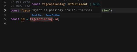 how to get or access the properties and methods of figcaption html