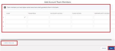 how to add multiple account team members in lightning experience