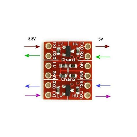 serial arduino ttl level converters 5v 3 3v electrical