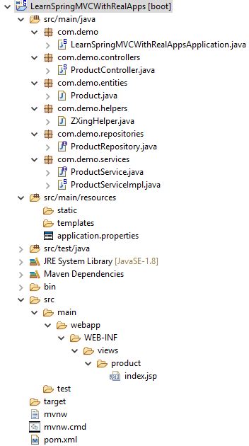 qrcode in spring mvc framework and spring data jpa learn