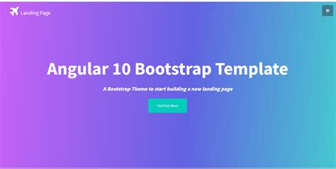 angular 10 bootstrap landing page template free therichpost