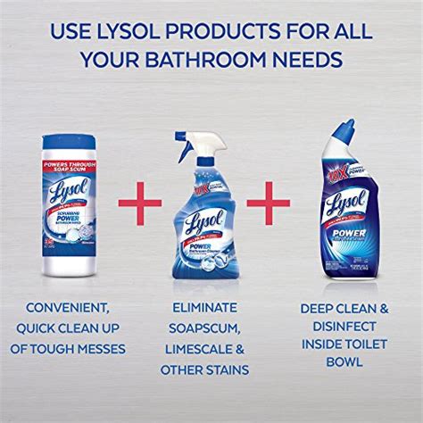 Lysol Bathroom Cleaner Spray Island Breeze 24 Oz Pricepulse
