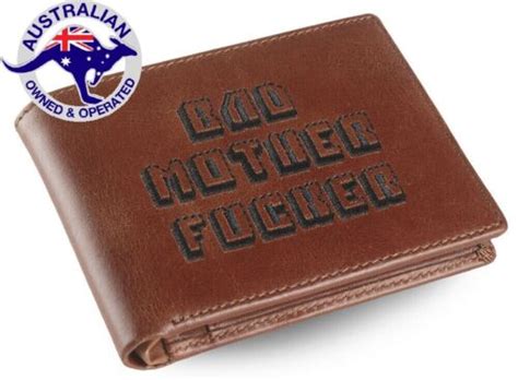 Official Pulp Fiction Bmf Bad Mother F Cker Premium Leather Wallet