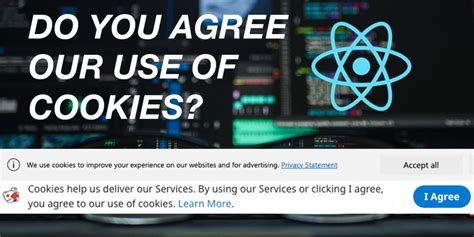 how to add cookie notice banner to react app 👨‍💻 dev community