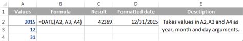excel date function with formula examples to calculate dates