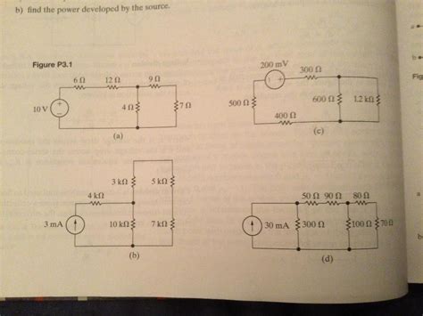 Solved For Each Of The Circuits Shown In Fig P3 1 A