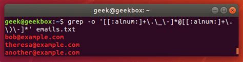 grep command in linux with examples