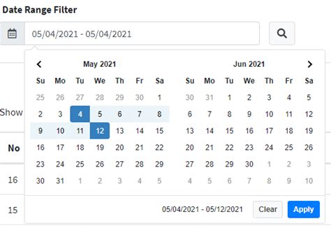 how to set the default value of date range picker to null laravel