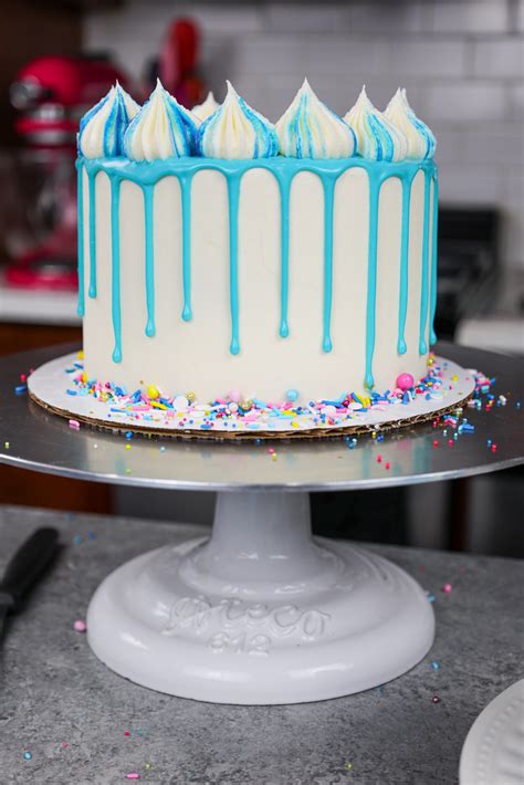 Blue Drip Cake Chelsweets