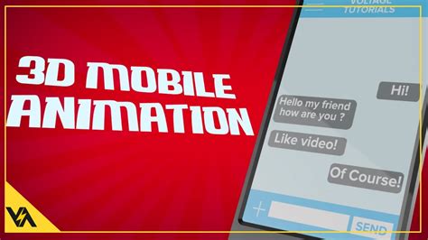 3d mobile animation with element 3d after effects tutoral cg