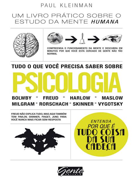 Tudo O Que Você Precisa Saber Sobre Psicologia Baixar Livro Em Pdf