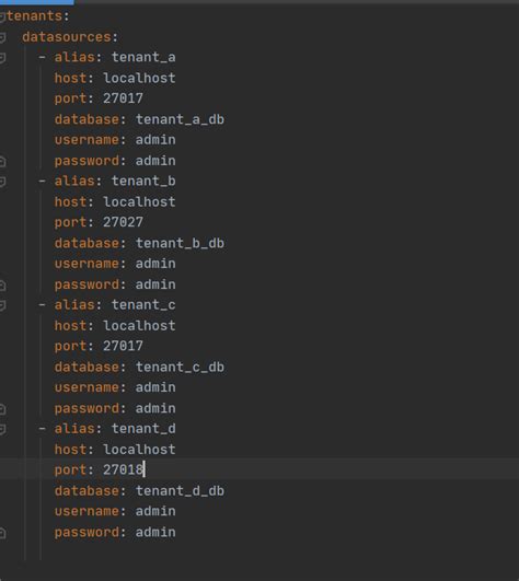 multi tenancy implementation using spring boot mongodb