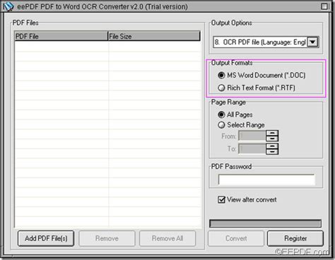 make scanned pdf to clear and editable word doc via ocr eepdf knowledge