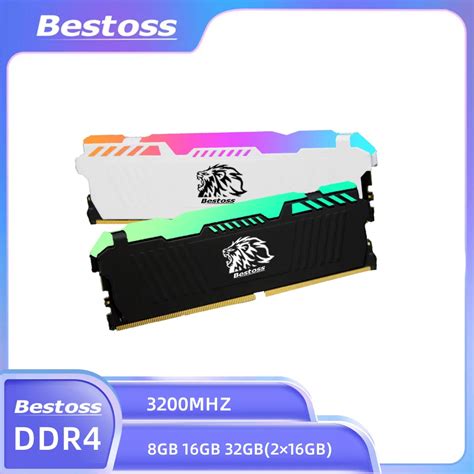 Mem Ria Bestoss Desktop Rgb Ddr4 8gb 16b 32gb 3200mhz Ram Dimm Jogos De