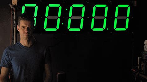 build led digits ninja timer giant 7 segment display