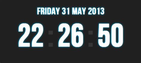15 useful jquery clock plugins and tutorials smashfreakz