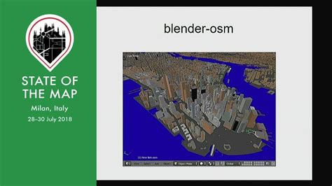 osm and blender youtube