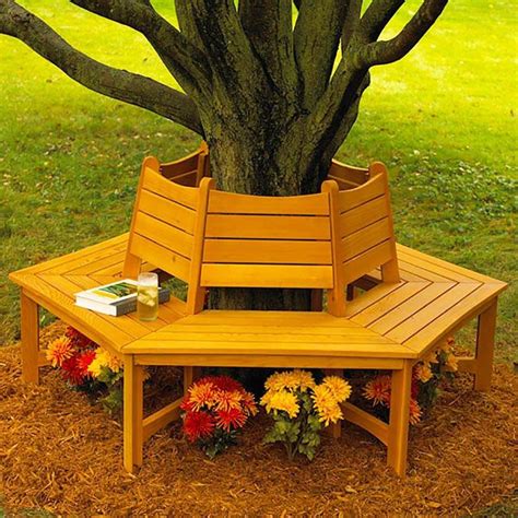 23 Garden Bench Around Tree Ideas You Should Check Sharonsable