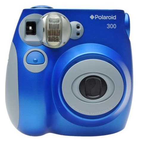 Polaroid Pic 300 Instant Film Analog Camera Blue With 2 Polaroid