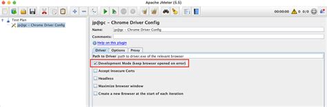 how to keep browser open with selenium webdriver 4 and groovy on jmeter