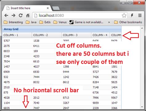 javascript extjs grid width calculated wrong stack overflow