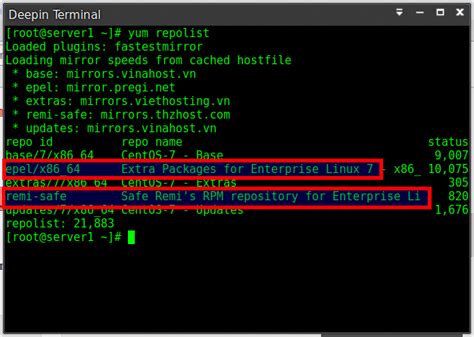 how to enable or disable repositories in centos