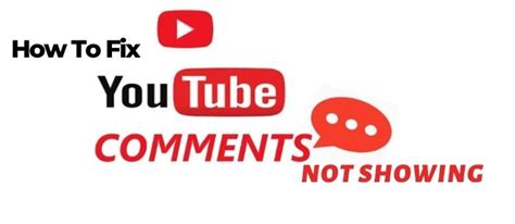 youtube comments not showing how to fix this error
