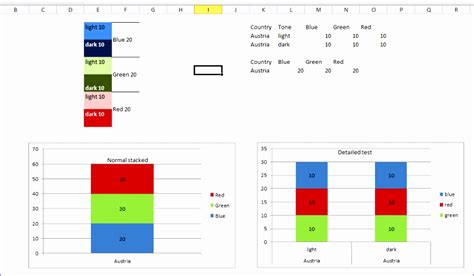 10 stacked bar chart excel excel templates
