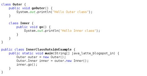 java latte flavors of nested classes in java 8