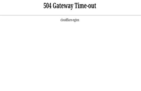 how to fix a 504 gateway timeout error ubergizmo