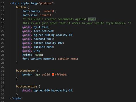 tailwindcss intellisense not working correctly with sveltekit · issue